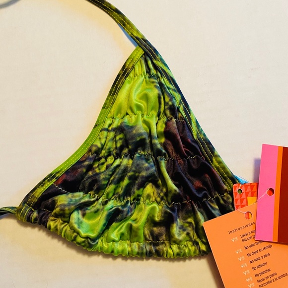 Maya | Swim | Maya Swimwear Triangle Ruffle Bikini Swim Top Nwt | Poshmark